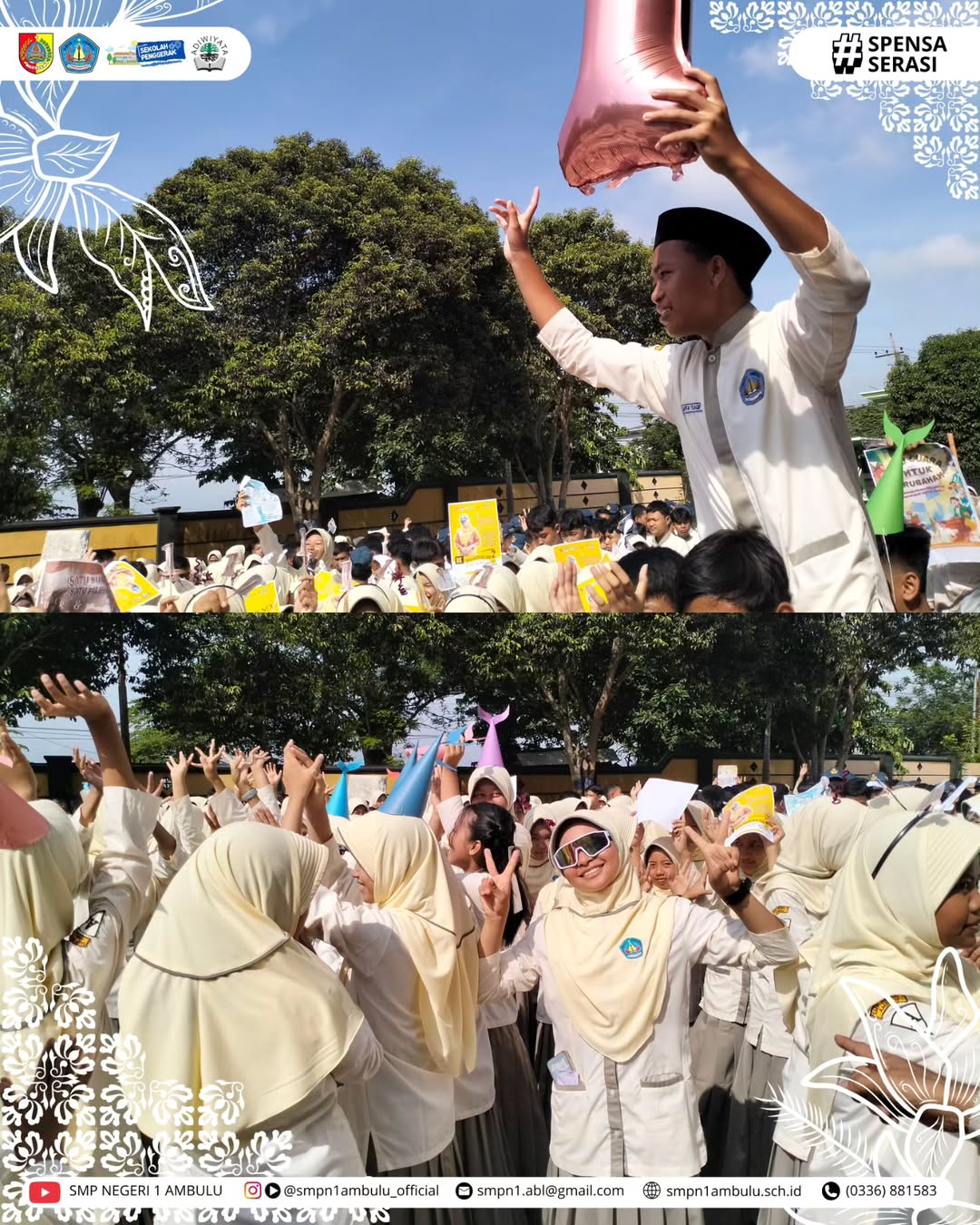 Orasi & Yel-Yel Caketos SPENSA 2025 - SMP Negeri 1 Ambulu Official